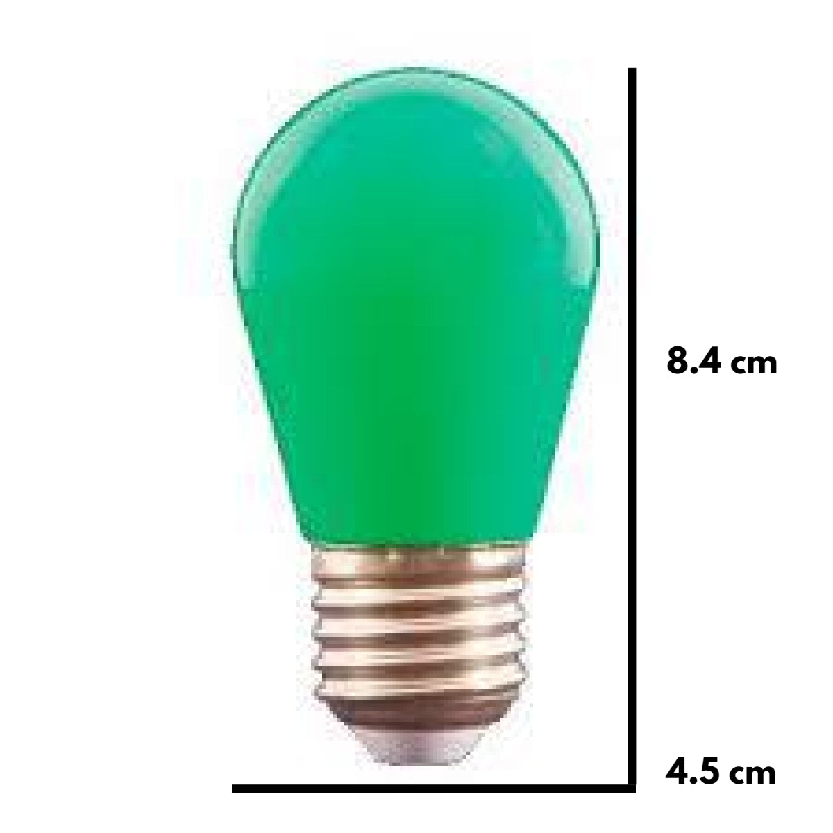 Foco S14 LED Color Verde – vanguardialux
